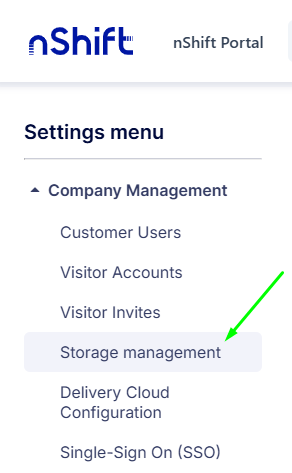 Manage and delete data in nShift Portal – nShift Billing and Invoicing
